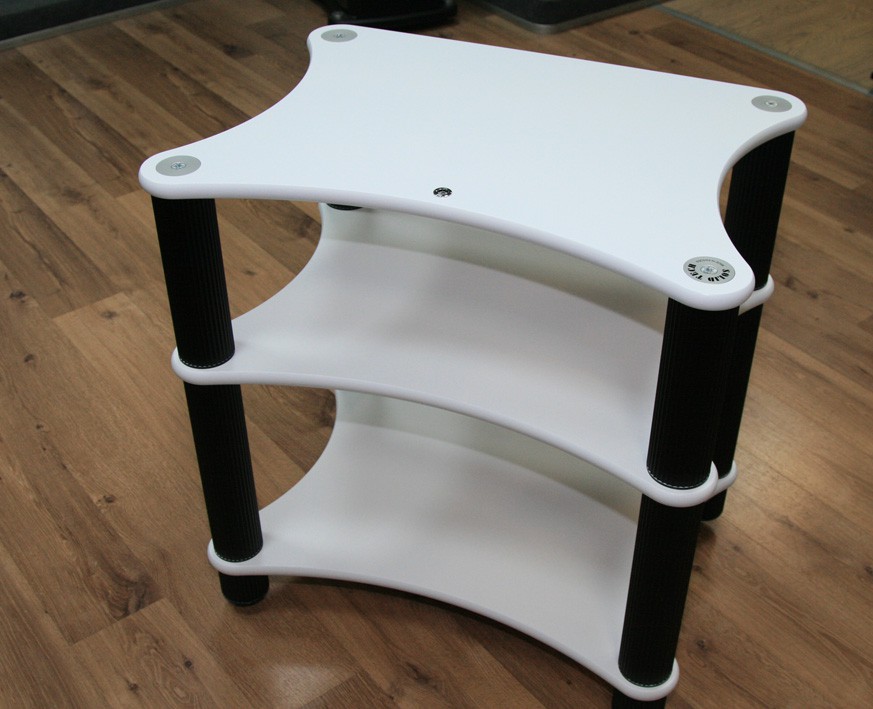 Solid-Tech Radius Solo 3 White/Black купить | Цена на стойка под hi-fi компоненты Radius Solo 3 ...