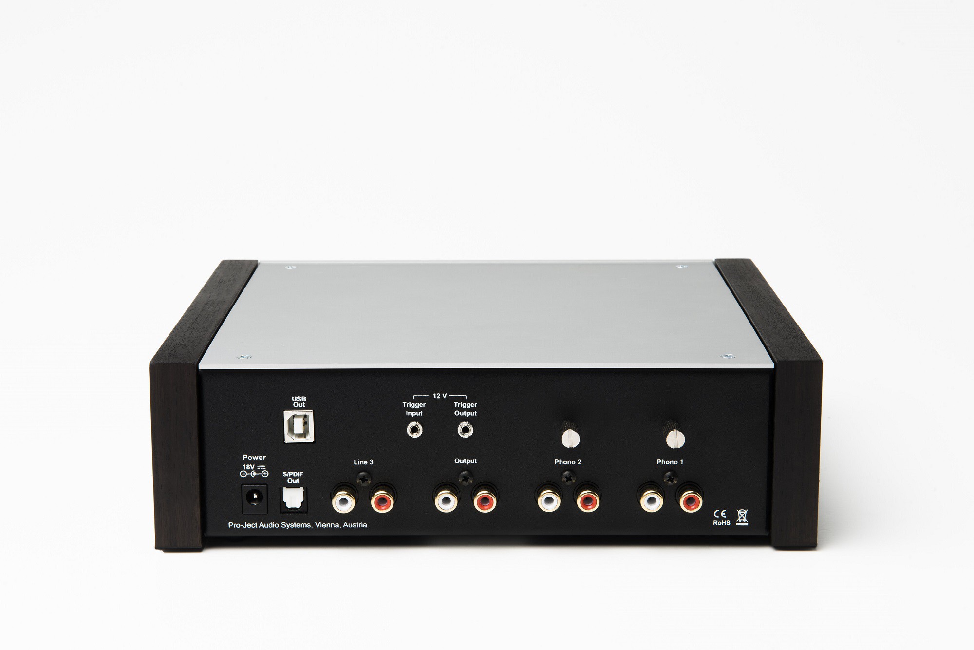 Pro-Ject Phono Box DS2 USB Black-Walnut купить | Цена на транзисторный ...