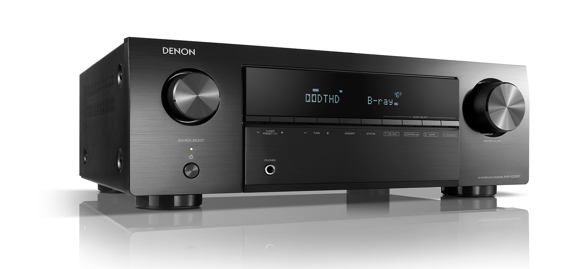 Denon AVR-X250BT Black купить | Цена на av ресивер AVR-X250BT Black в ...