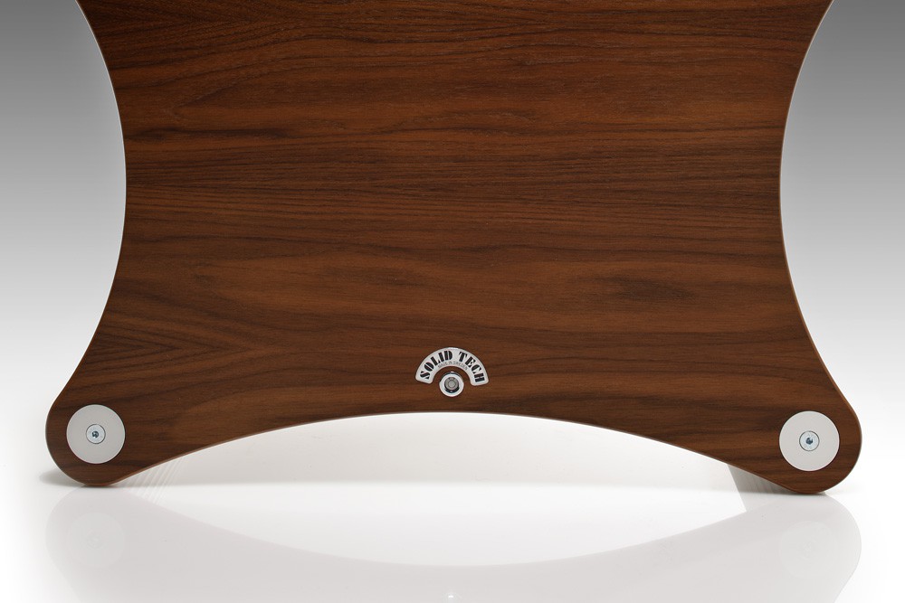 Solid-Tech Radius Solo 1 Walnut/Silver купить | Цена на стойка под hi-fi компоненты Radius Solo ...