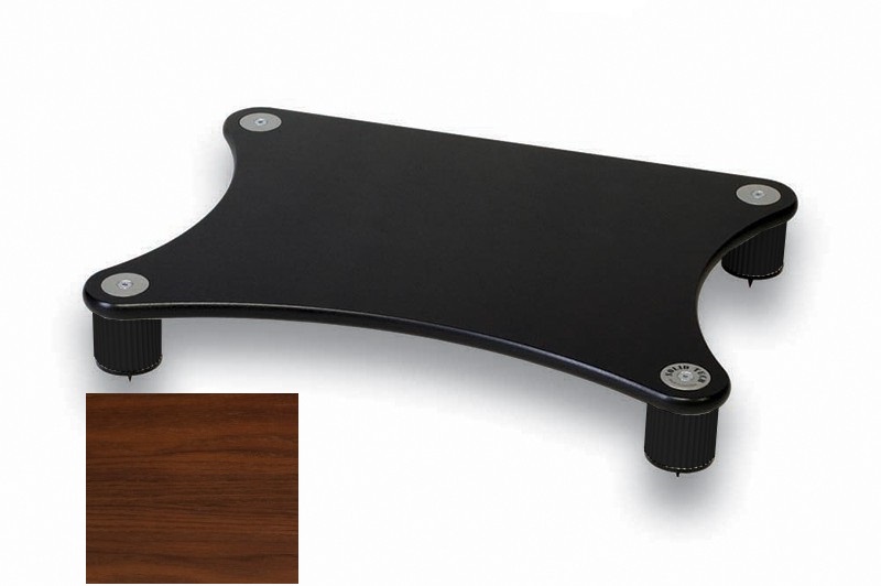 Solid-Tech Radius Solo 1 Walnut/Black купить | Цена на стойка под hi-fi компоненты Radius Solo 1 ...