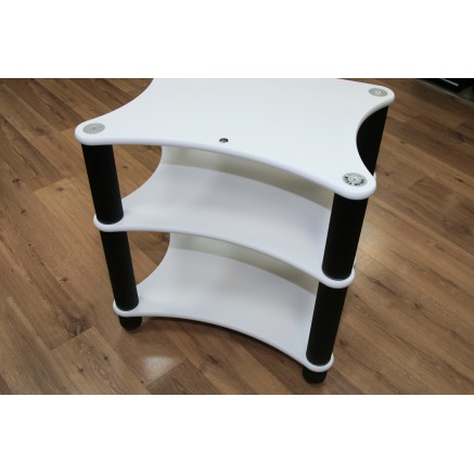 Solid-Tech Radius Solo 3 White/Black купить | Цена на стойка под hi-fi компоненты Radius Solo 3 ...