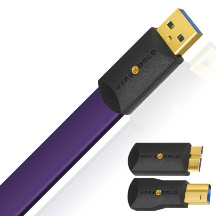 WireWorld Ultraviolet 8 USB 3.0 (A to Micro B) Flat Cable 0.6m купить | Цена на кабель usb ...